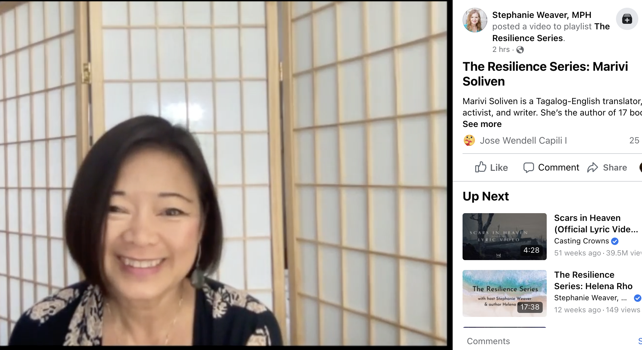 The Resilience Series – Marivi Soliven